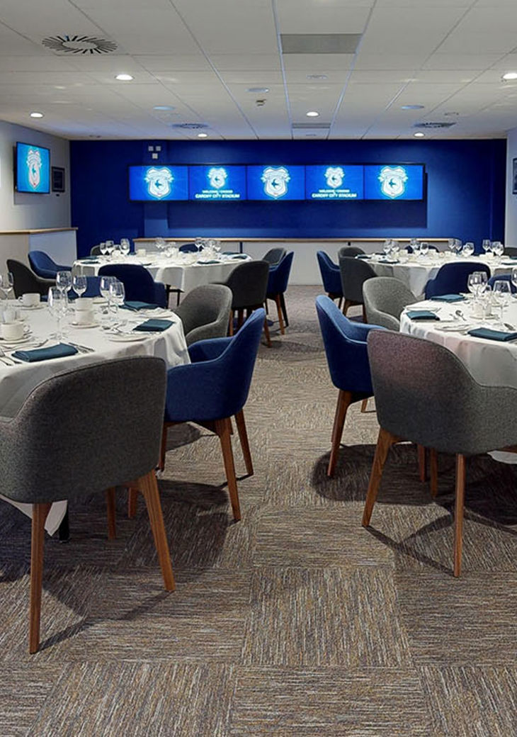 The Chairman’s Suite at the Cardiff City Football Club